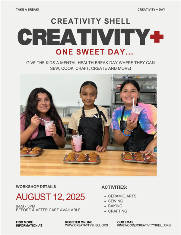 Creativity Shell HOUSTON - One Sweet Creativity + Day (Sprouts), Tuesday, 9:00 AM - 3:00 PM, TBA